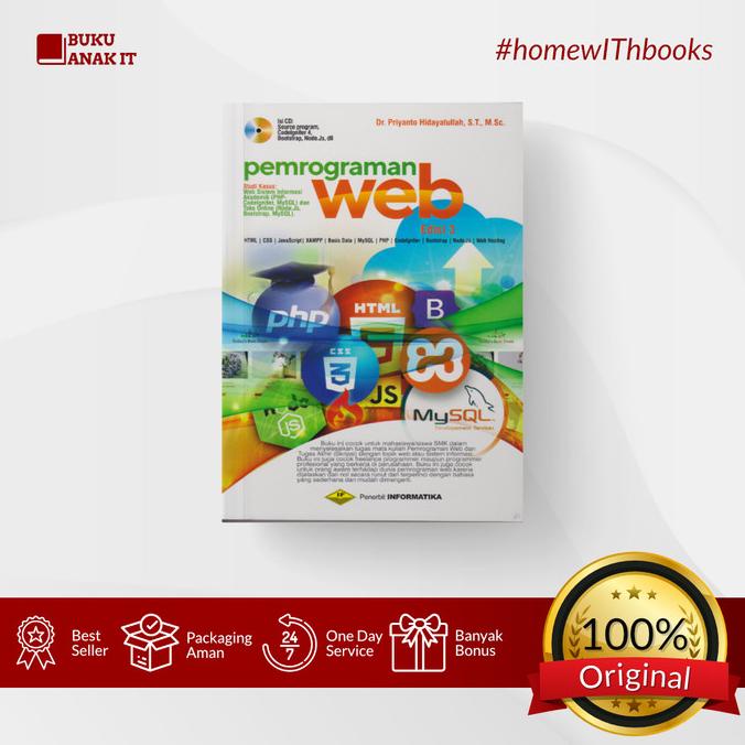Jual BUKU BELAJAR PEMROGRAMAN WEB DARI DASAR EDISI 3 BONUS CD & STUDI ...
