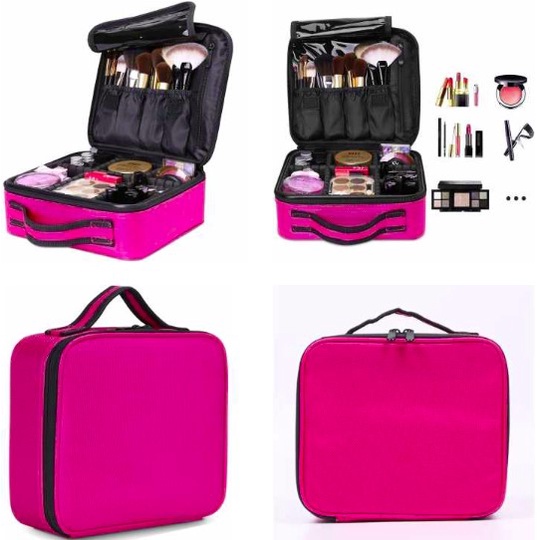Jual Tas Kosmetik MEWAH LUX BESAR PREMIUM WATERPROOF - Make Up Travel ...