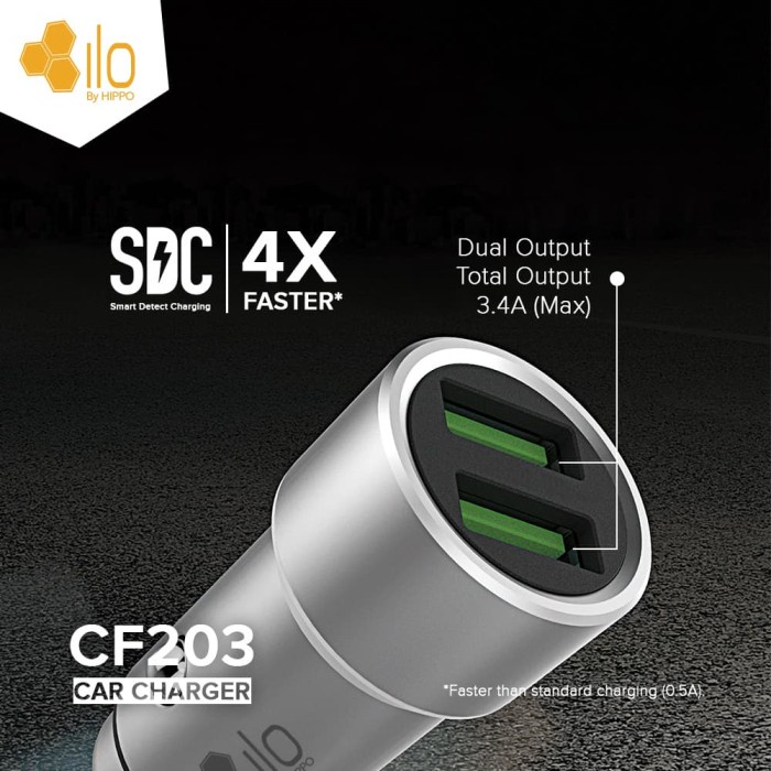 Jual Hippo Ilo Cf203 Car Charger Mobil Simple Pack | Shopee Indonesia Jual Hippo Ilo Cf203 Car Charger Mobil Simple Pack | Shopee Indonesia