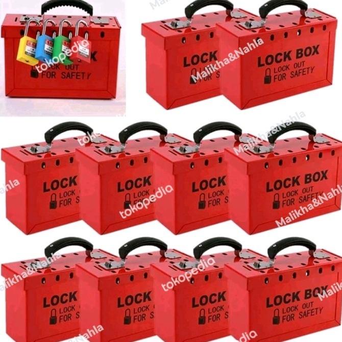 Jual Loto Box Safety Lockout Tagout Lock Device Storage Up To 12 ...