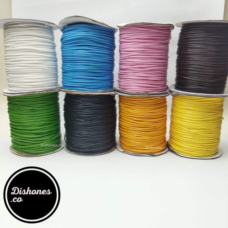 Jual (PER METER) 2mm Tali Gelang Warna Warni / Tali Gelang Korea Anti ...