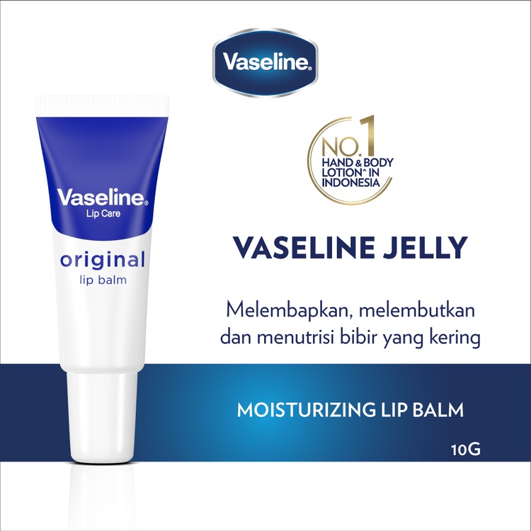 Jual Vaseline Lip Balm Pelembab & Pencerah Bibir Original 10 G - Lip Care | Shopee Indonesia