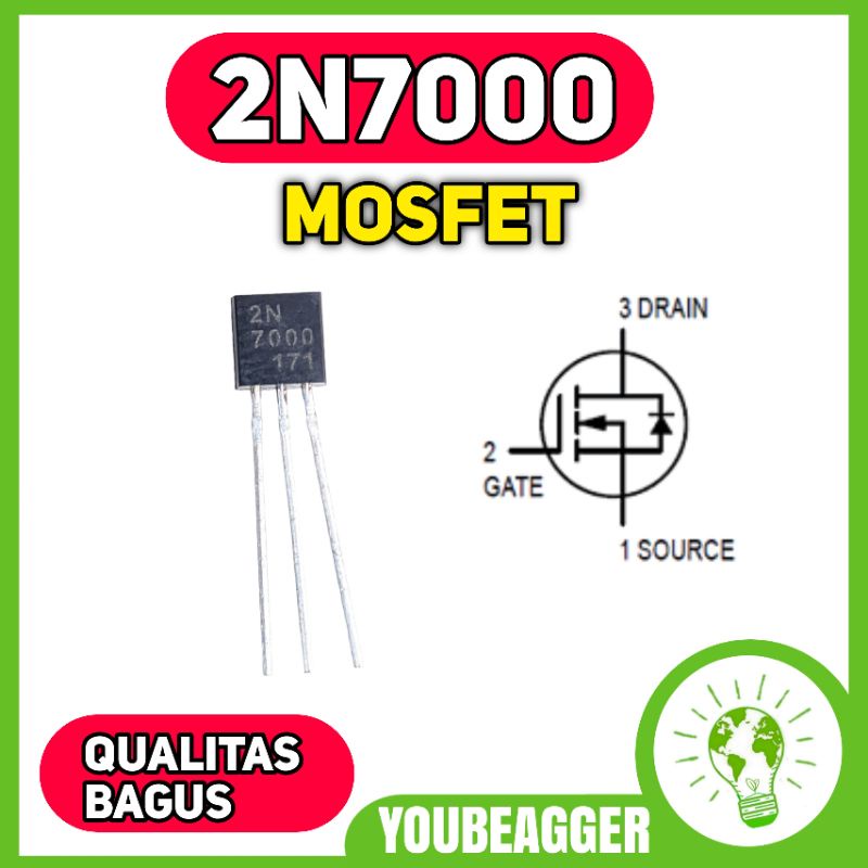 Jual 2n7000 mosfet | Shopee Indonesia