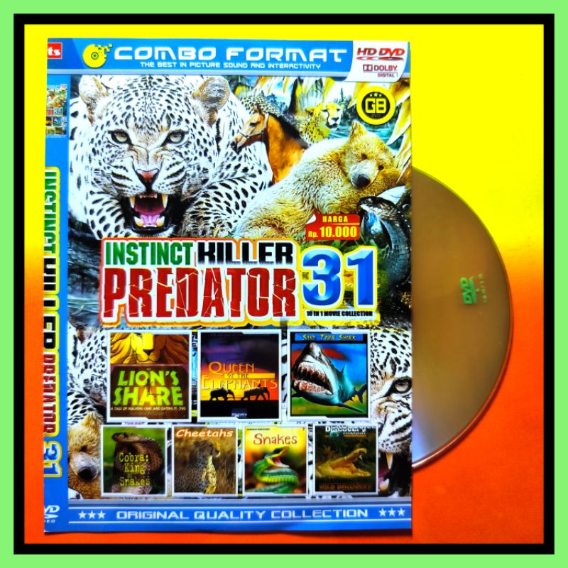 Jual Kaset Film Kartun Anak Koleksi Kumpulan hewan Predator Vol.31 ...