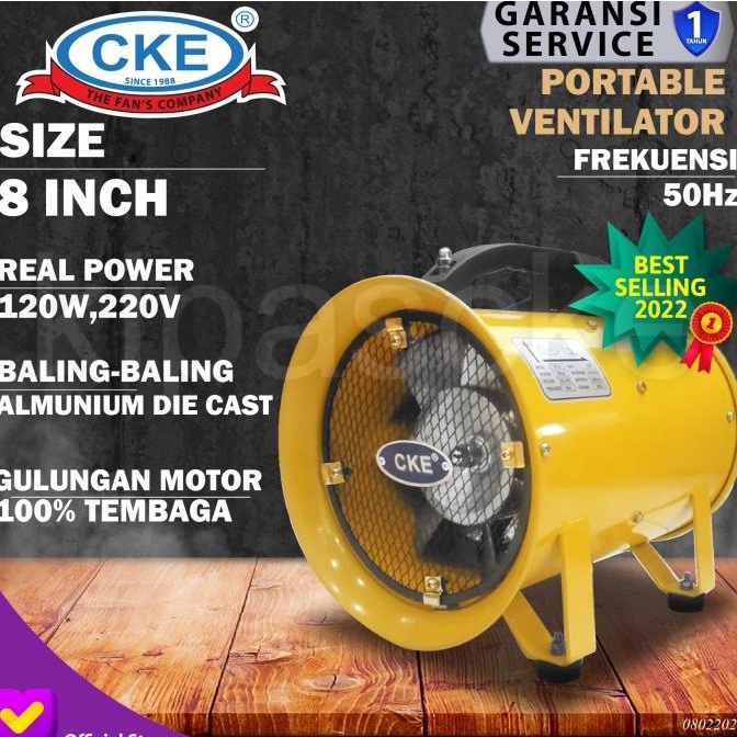 Jual Portable Ventilator / Blower / Exhaust 8 Inch Kipas Blower Industri | Shopee Indonesia