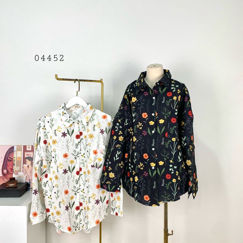 Jual KEMEJA WANITA BY DOE BLACK AND WHITE WAFFLE ONE POCKET DEPAN ...