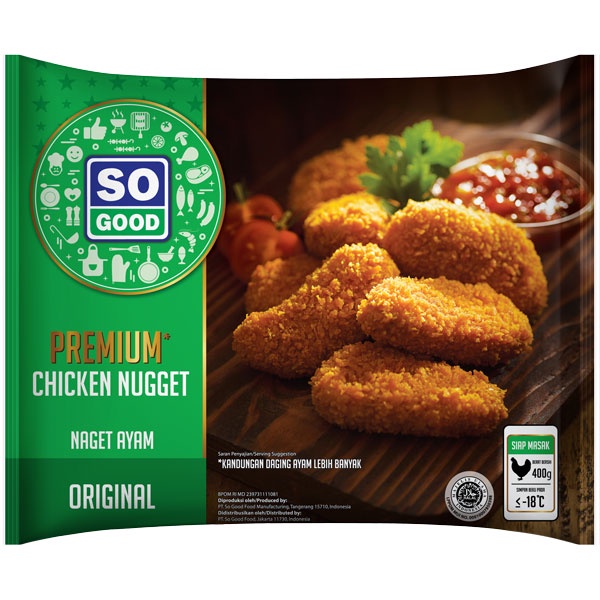 Jual SO GOOD CHICKEN NUGGET PREMIUM 400 GR | Shopee Indonesia