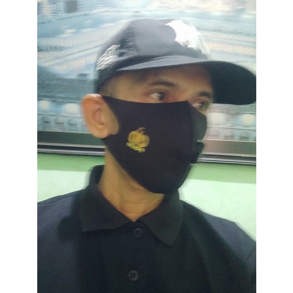 Jual Masker Scuba TNIPolri Hitam Premium Ventilator/Katup | Shopee ...