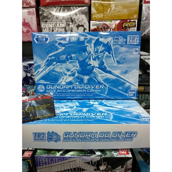 Jual HGBD Gundam 00 Diver [Dive Into Dimension Clear] / HGBD 00 Diver Clear | Shopee Indonesia