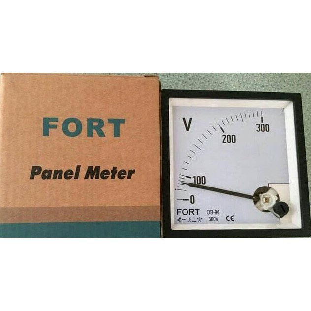 Jual Fort Panel Volt Meter FT-96 x 96 300V 500V | Shopee Indonesia