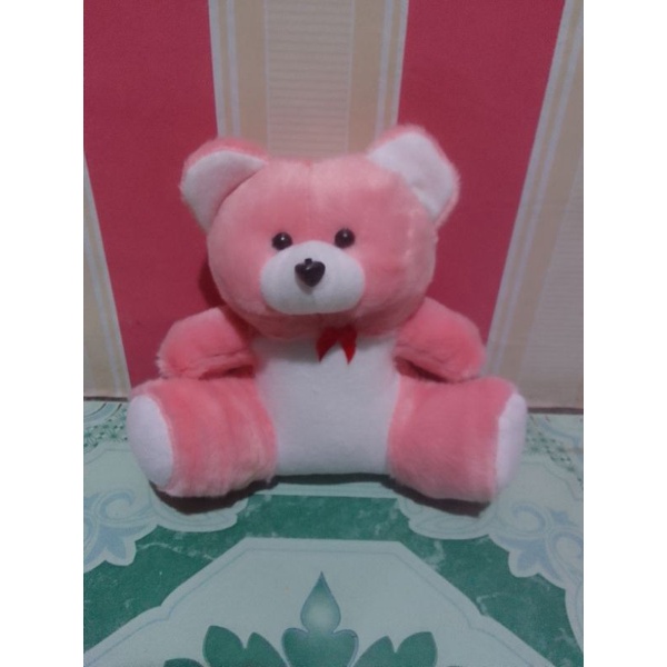 Jual BONEKA TEDDY BEAR MINI TINGGI 15 CM BISA UNTUK BUCKET BAGUS MURAH ...