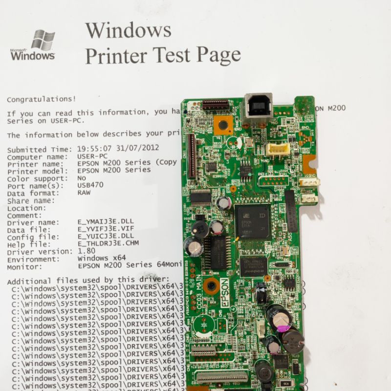 Jual mainboard printer epson m200 | Shopee Indonesia