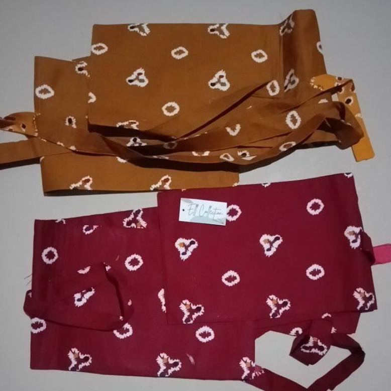 Jual COD - obi belt batik jumputan / sabuk kimono motif jumputan / ikat ...
