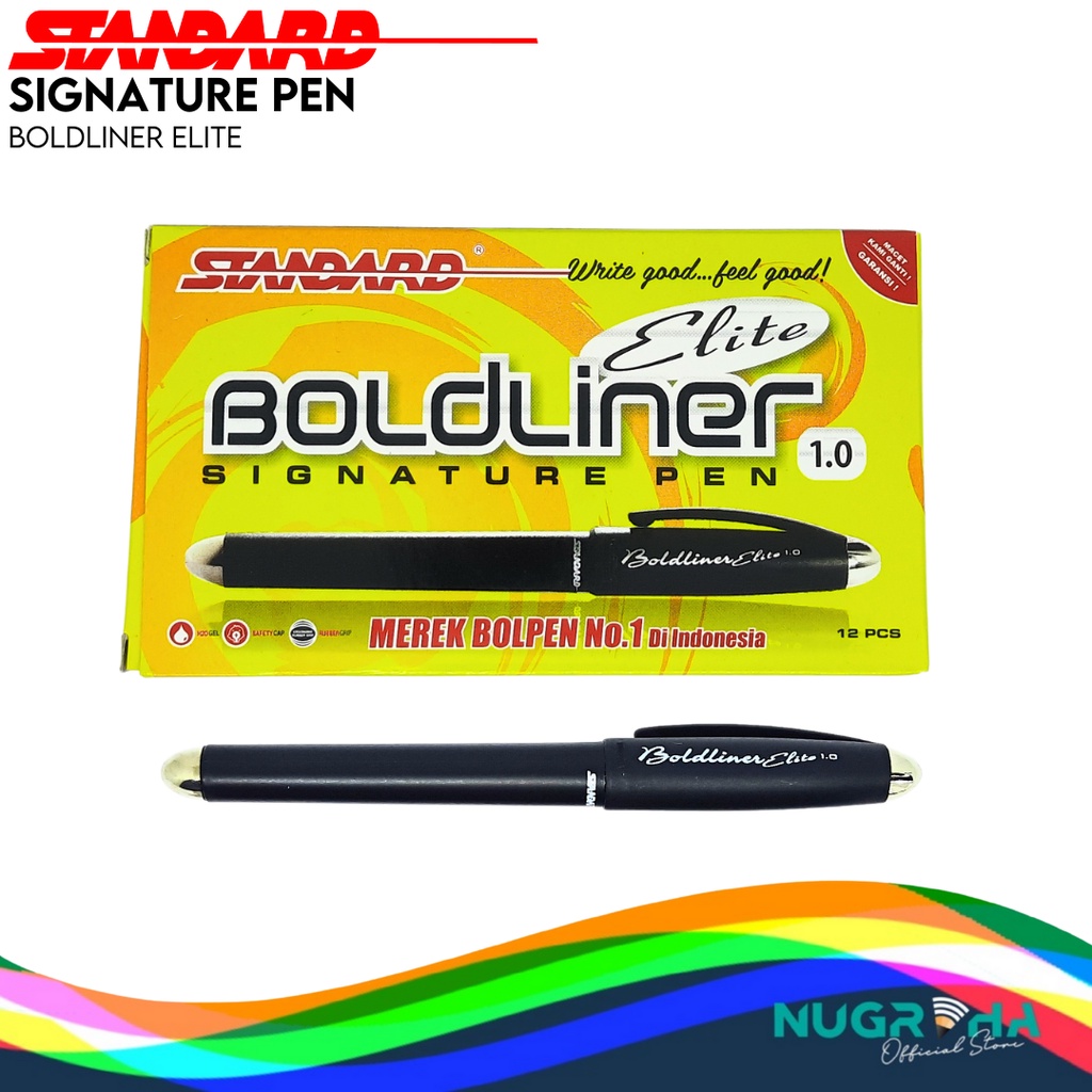 Jual BALLPOINT / PENA / PEN GEL STANDARD BOLDLINER ELITE 1.0 MM ...