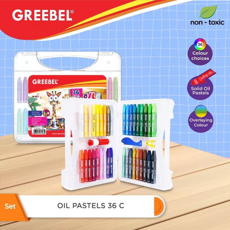 Jual CRAYON GREEBEL 36 WARNA | Shopee Indonesia