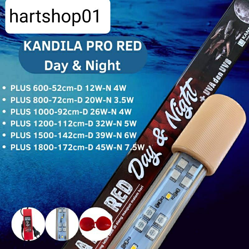 Jual lampu kandila pro red day & night/lampu kandila aquarium dan kolam ...