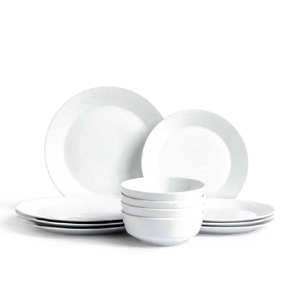 Jual Ticarts Tableware Dinner Set Haze Rimmed - Piring Makan Set ...