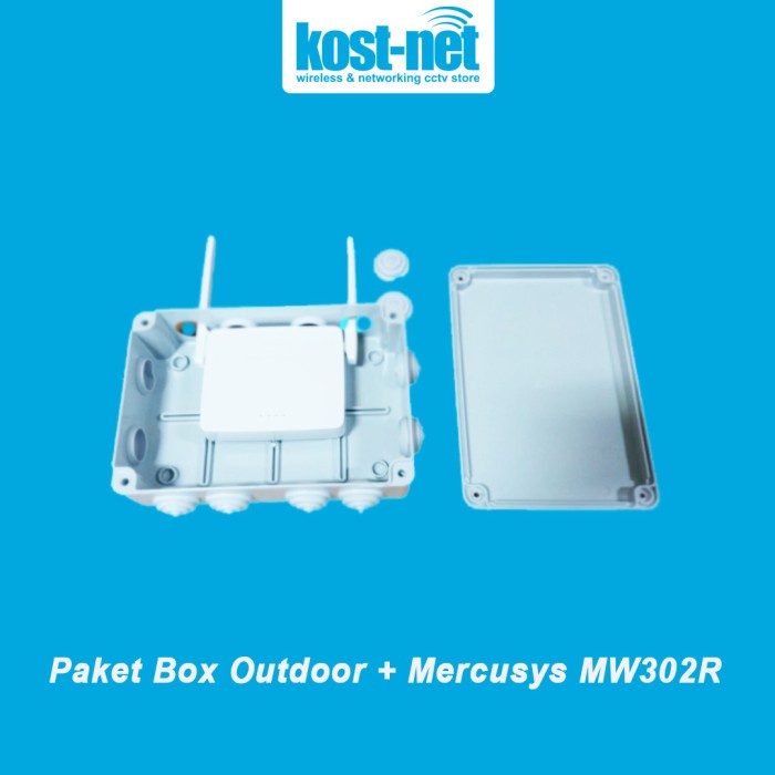 Jual Paket Akses Point AP Modif Wireless Router Mercusys MW302R + BOX ...