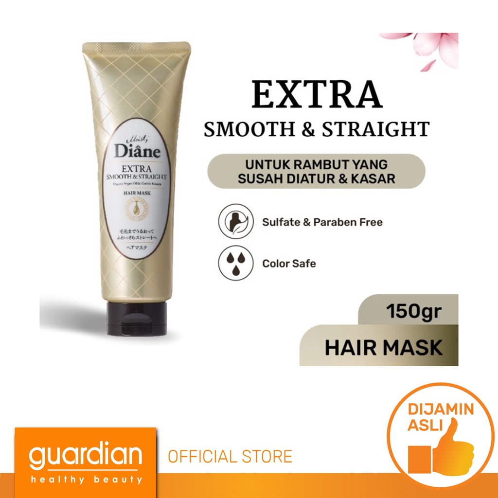 Jual MOIST DIANE Extra Smooth & Straight Hair Mask 150g | Shopee Indonesia