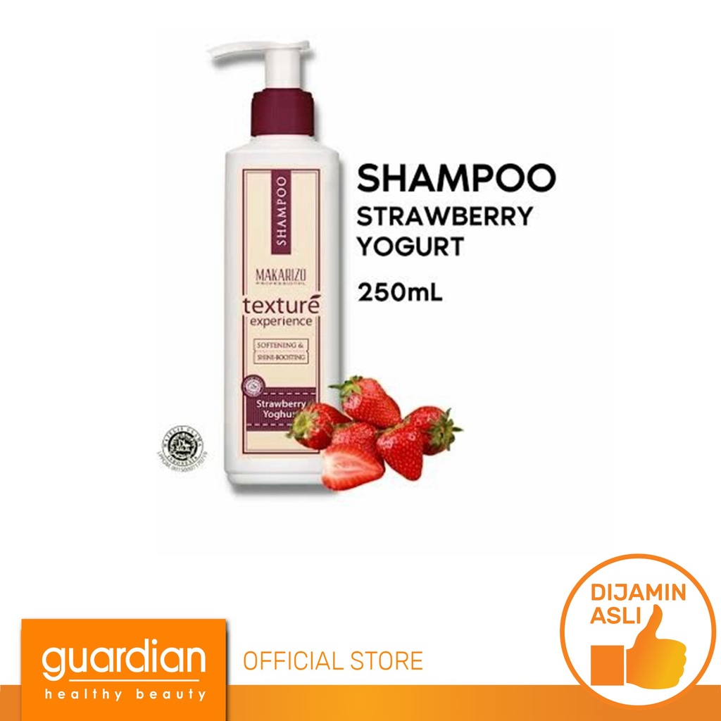 Jual MAKARIZO Texture Shampoo Strawberry Yogurt 250ml | Shopee Indonesia