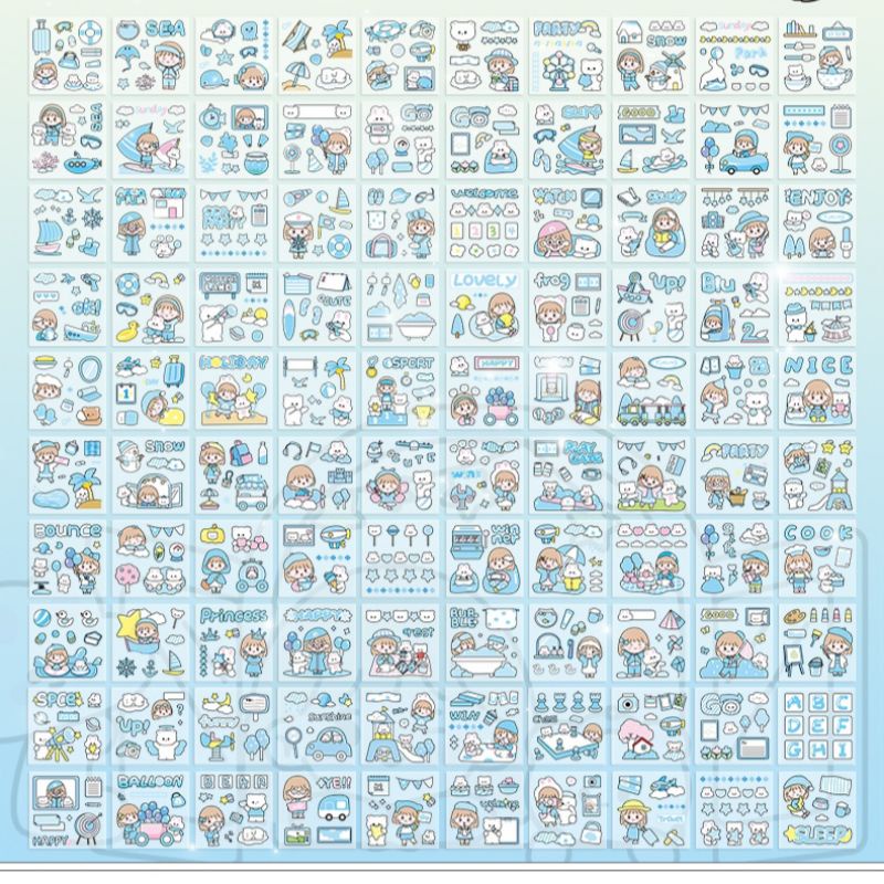 Jual Stiker Momo original 100 Lembar Stiker Lucu Korea Stiker Viral ...