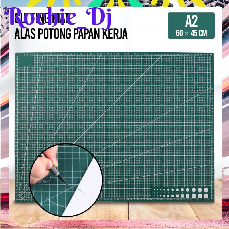 Jual QJH WORKING PAD CUTTING MAT ALAS POTONG PAPAN KERJA A2 60 X 45 CM - QJ3 | Shopee Indonesia