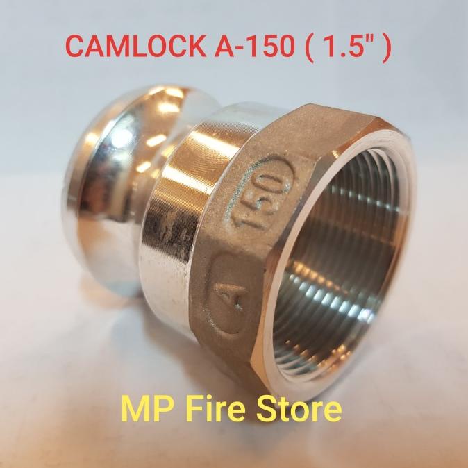 Jual Camlock Aluminium Drat Dalam Type A 150 1 1/2" ( 1.5 Inch ...