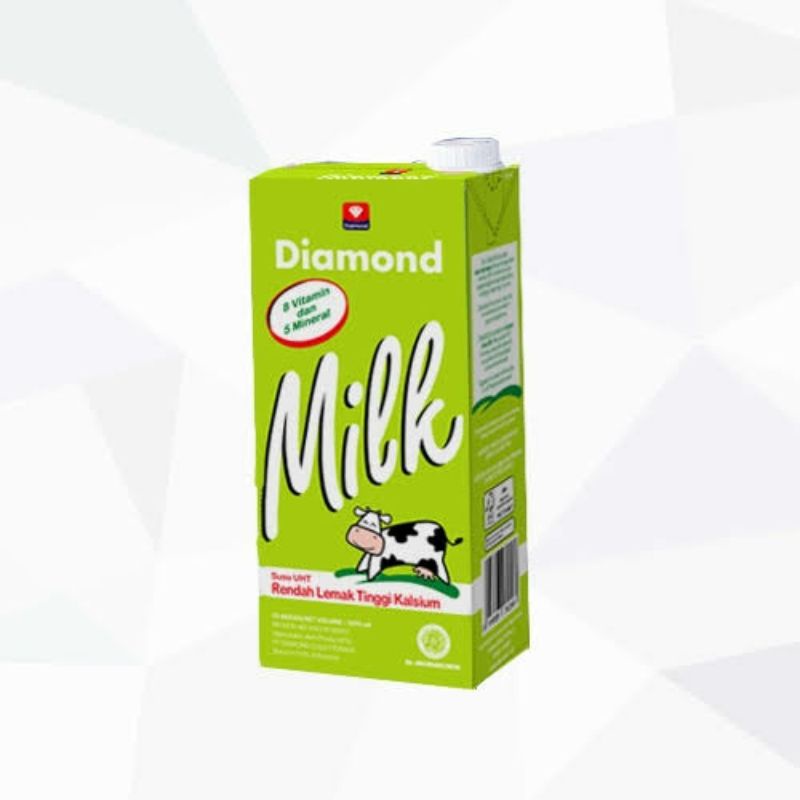 Jual DIAMOND MILK UHT LOW FAT | Shopee Indonesia