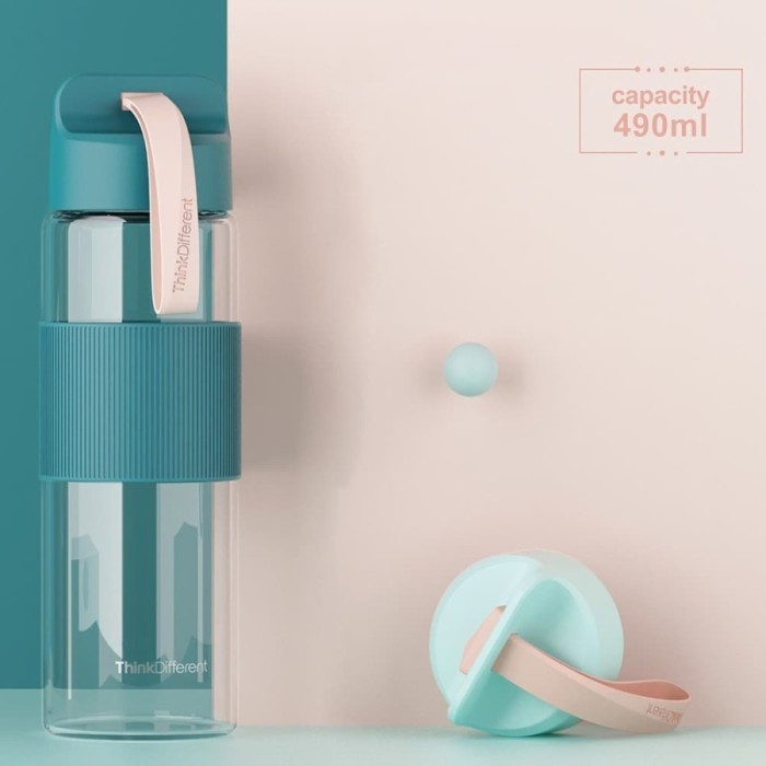 Jual YAKADA BOTOL KACA MINUM GLASS BOROSILICATE 490ML J-095 TERBARU ...