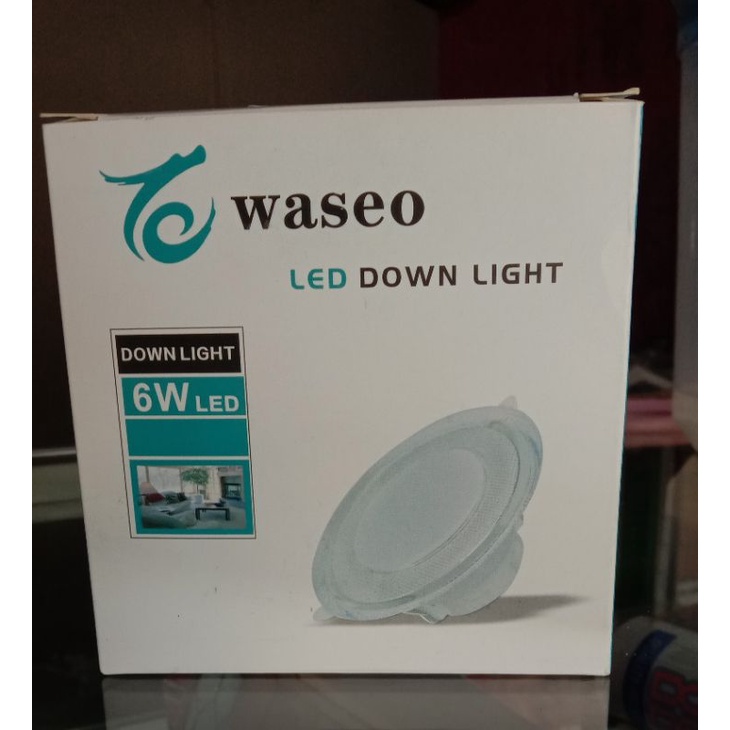 Jual lampu downlight LED 6 watt waseo | Shopee Indonesia