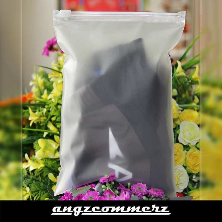 Jual Plastik Baju Clothing PE Plastic Bag Frosted With Clip 1 pcs ...