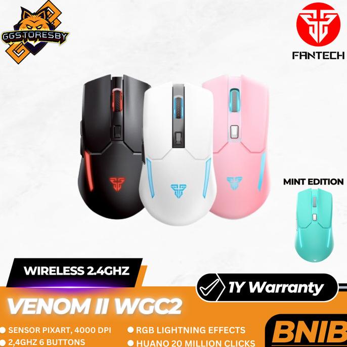 Jual FANTECH VENOM II WGC2 WIRELESS Gaming Mouse | Shopee Indonesia