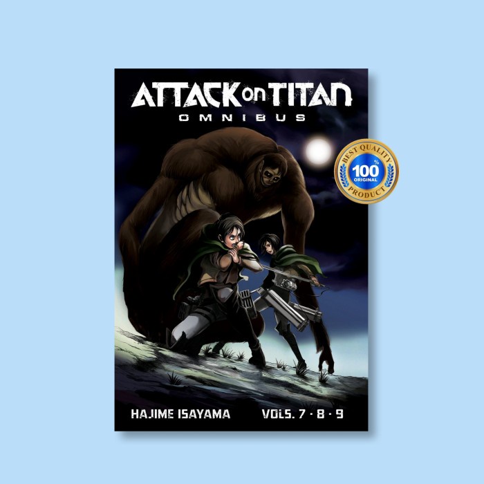 Jual Must Have!! Attack On Titan Omnibus 3 Vol 7-9 By Hajime Isayama-9781646513765 Termurah ...