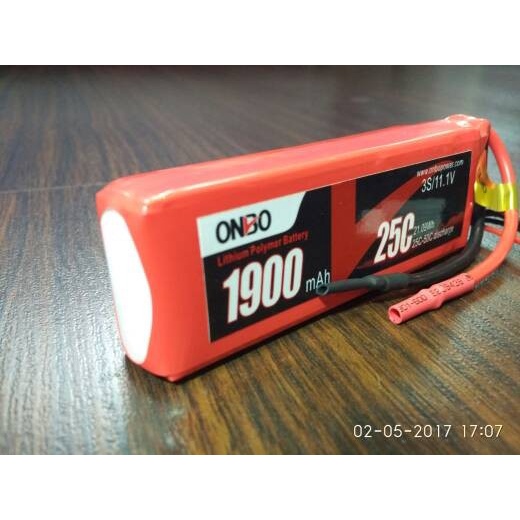 Jual Lipo Battery 3s 11.1v 1900mah 25-50c Onbo Power | Shopee Indonesia