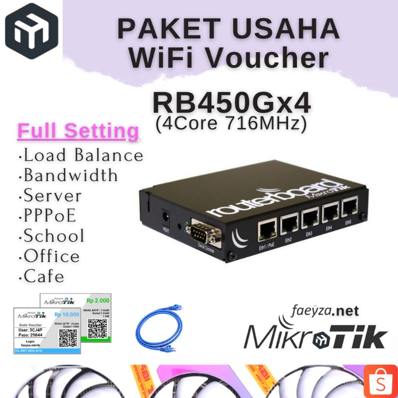 Jual Routerboard MikroTik RB450Gx4 | Shopee Indonesia