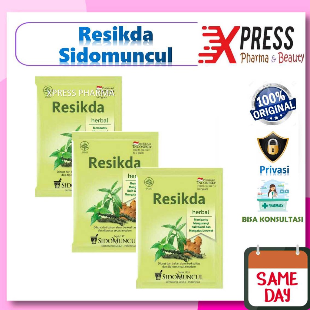 Jual ⚡XPRESS⚡ Resikda Sidomuncul Sido Muncul Jamu Bersih Darah | Shopee ...