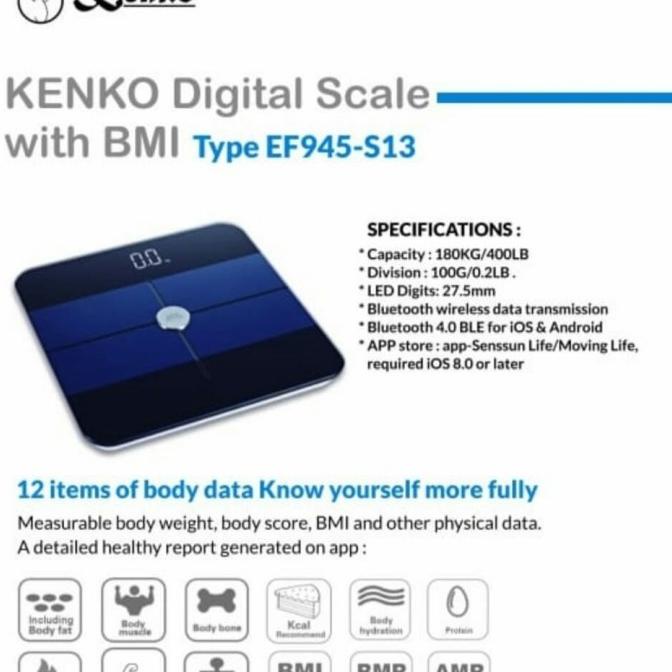 Jual Timbangan Digital dengan BMI Kenko | Shopee Indonesia