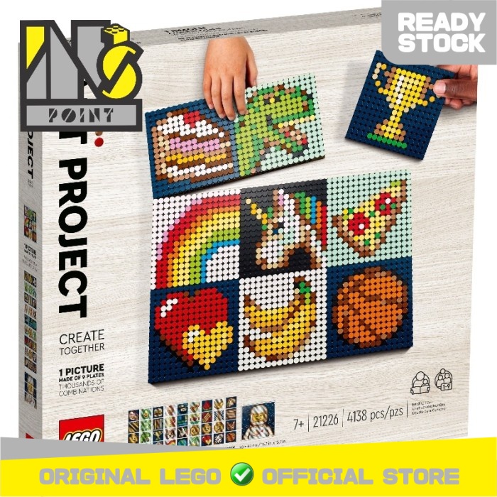 Jual LEGO 21226 - Art / Mosaic - Art Project - Create Together | Shopee ...