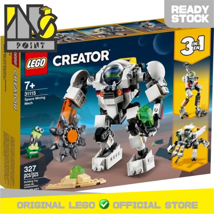 Jual LEGO 31115 - Creator - Space Mining Mech | Shopee Indonesia