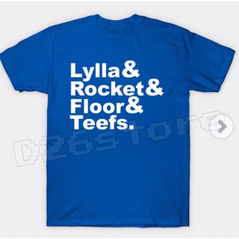 Jual Kaos Rocket Racoon Lylla Rocket Floor Teefs Marvel Guardians Of ...