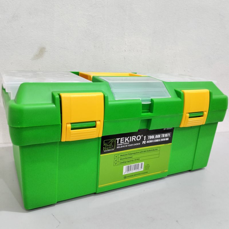 Jual TOOL BOX PLASTIK "TEKIRO" TB1071||TEMPAT PEKAKAS KUNCI /PUN PERALATAN KERJA | Shopee Indonesia