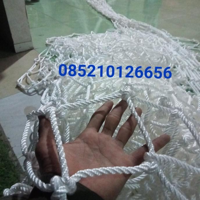 Jual jaring tali nilon 6mm ikat simpul, jaring pengaman, jaring safety ...