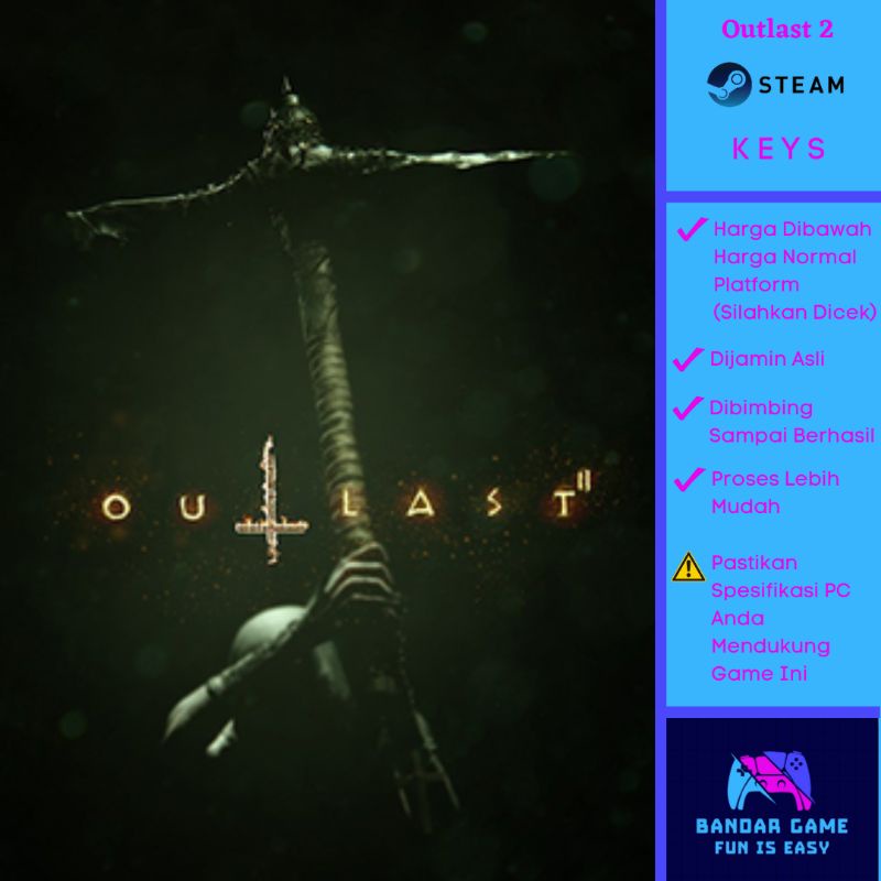 Jual Outlast 2 (2017) PC Original Steam Gift Card | Shopee Indonesia