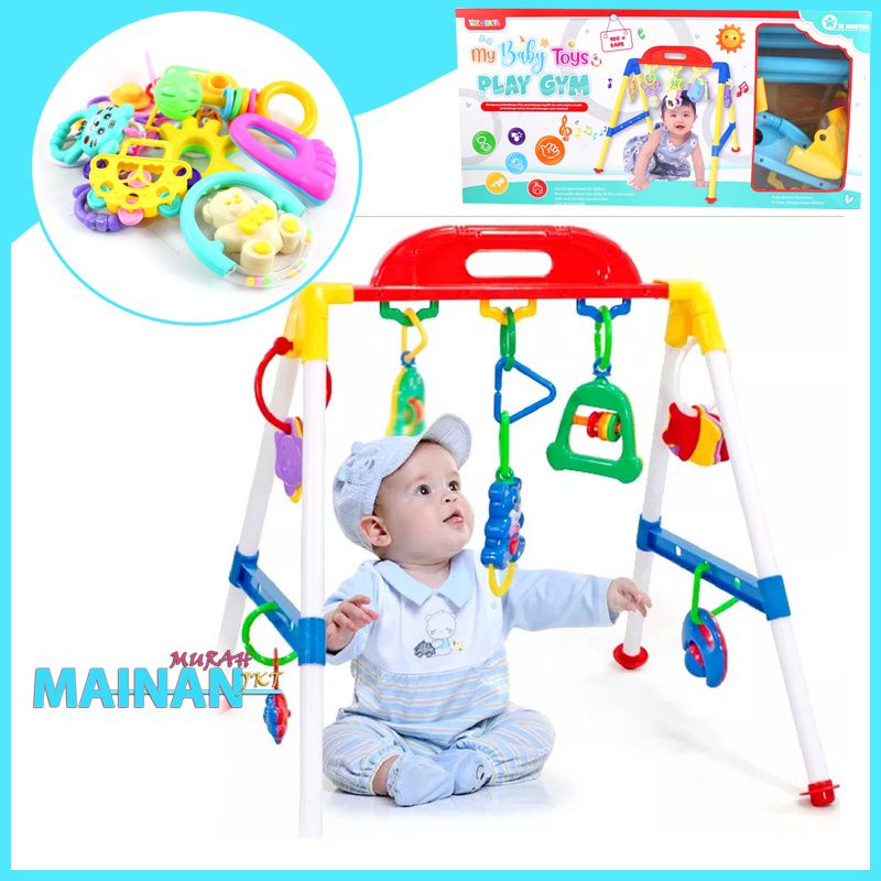 Jual MAINAN BAYI MUSICAL PLAYGYM mainan gantung bayi | Shopee Indonesia