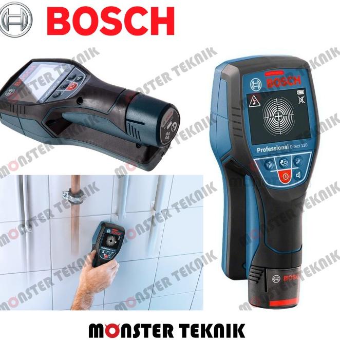 Jual Metal Detector Bosch Dtect120 Wallscanner Pendeteksi Logam Digital ...
