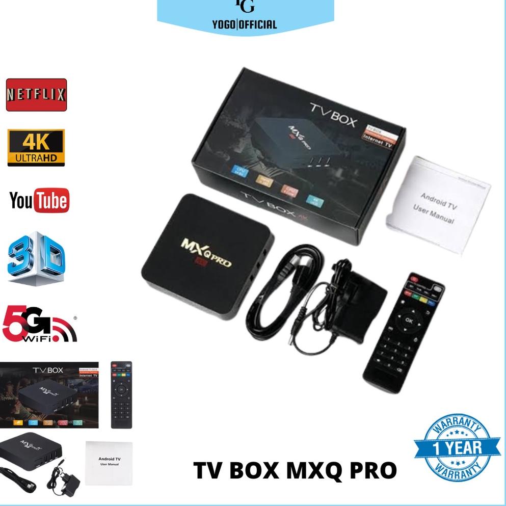Jual DISKON !! Yogo Android TV Box MXQ Pro 5G 2G+16G / Smart TV 4K ...