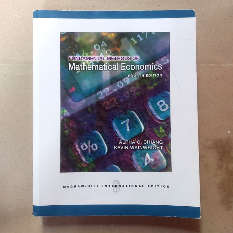 Jual Buku Fundamental Methods of Mathematical Economics 4th edition ...