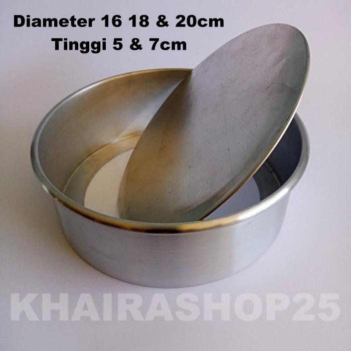 Jual Loyang kue cheese cake bulat bongkar pasang diameter 16 18 & 20 ...