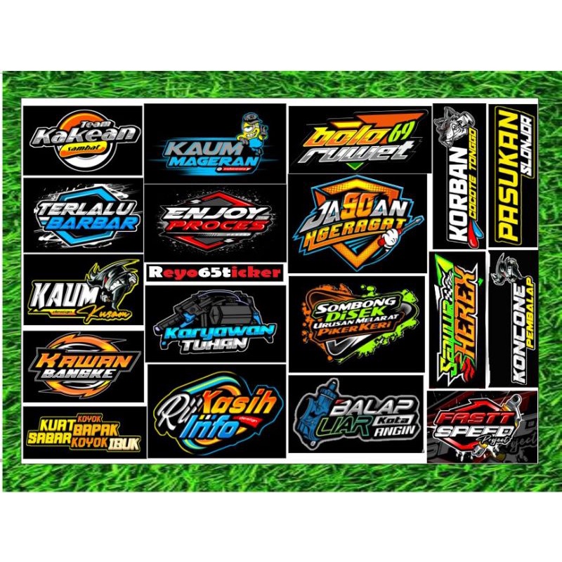 Jual STIKER RACING PACK KATA KATA TERBARU | Shopee Indonesia