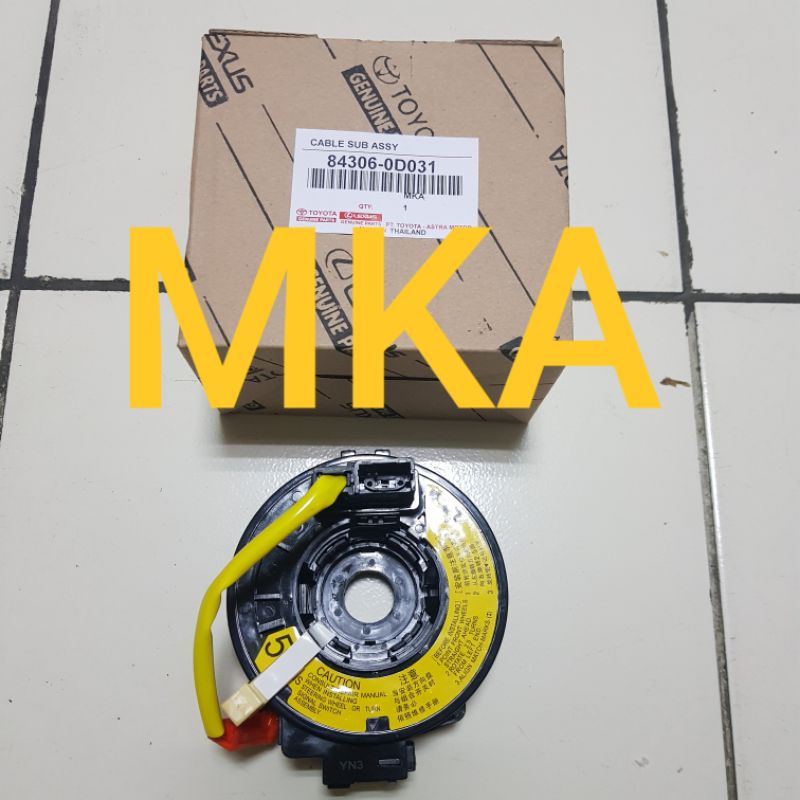Jual KABEL SPIRAL TOYOTA VIOS P/N 84306-0D031 OEM | Shopee Indonesia